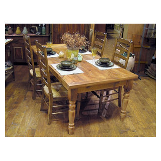 Country Willow Barn Wood Extension Farm Table. Many Sizes. - Farmhouse ...