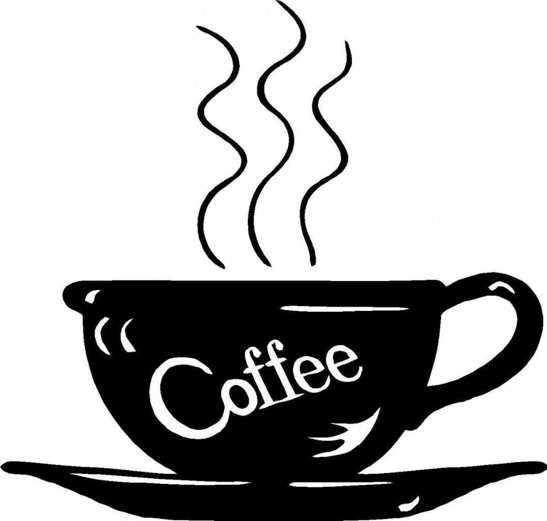 Coffee Cappuccino Espresso Cup Caffeine Brew Decaf Decal, 12x12", 12X24 ...