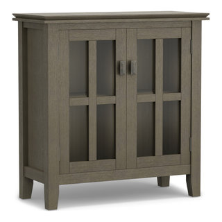 Artisan Solid Wood Low Storage Cabinet - Transitional - Storage ...