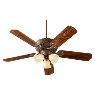 Chateaux 52" Uni Ceiling Fan - Traditional - Ceiling Fans - by Quorum ...