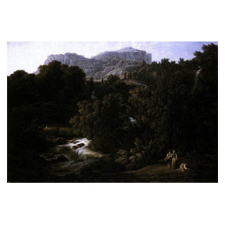 Joseph Anton Koch Mountain Scene Gallery Wrap Canvas, 18x27 ...