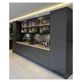 Zola Soft-Matte Kitchen by Berkshire Kitchen Studio - Kitchen - London ...