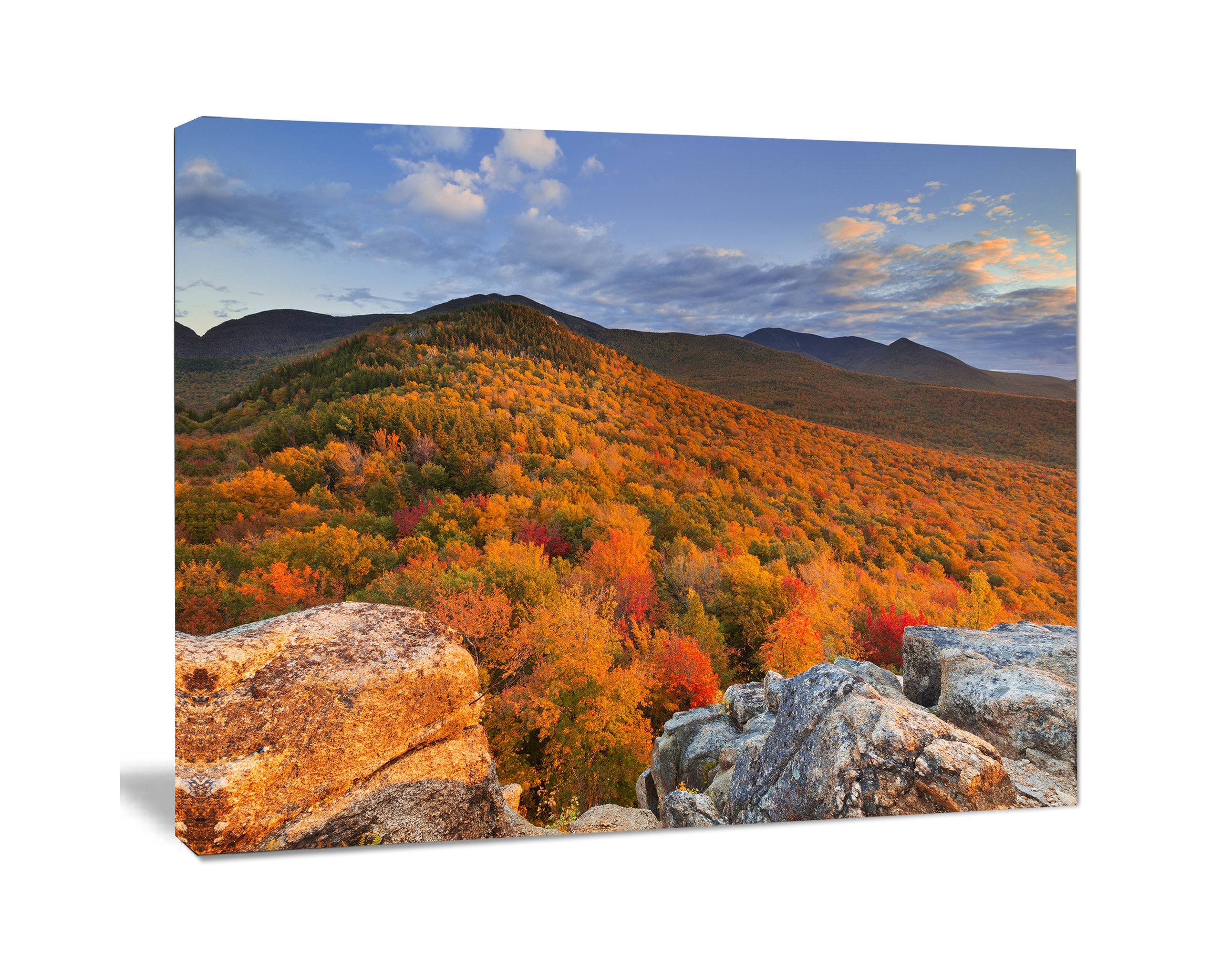 Endless Forests in the Fall Foliage, Landscape Canvas Art Print, 60x40 ...