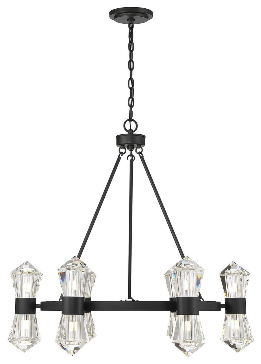 Savoy House Dryden 12 Light Chandelier - Transitional - Chandeliers ...