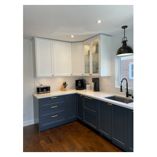 IKEA Kitchen with Custom Doors by Allstyle retrofit - Classique Chic ...