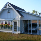 Heavy Timber Porte-Cochere in East Tennessee - Craftsman - Garage ...