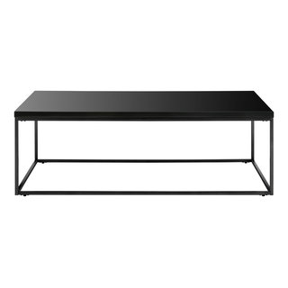 47" Black Metal Coffee Table - Industrial - Coffee Tables - by ...