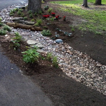 Driveway Culvert Headwall Landscape - Photos & Ideas | Houzz