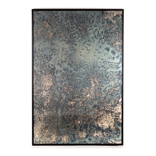 Acid Wash Floor Mirror-Iron Matte Black - Contemporary - Floor Mirrors ...