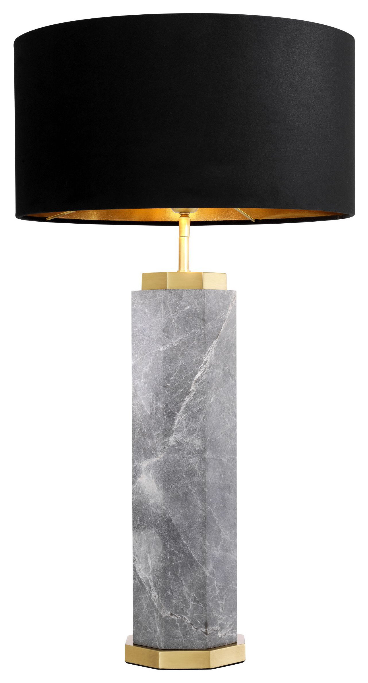 Gray Marble Table Lamp | Eichholtz Newman - Transitional - Table Lamps - by OROA - Furniture | Houzz