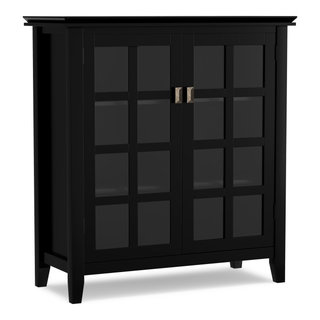Artisan Solid Wood Medium Storage Cabinet - Transitional - Storage ...
