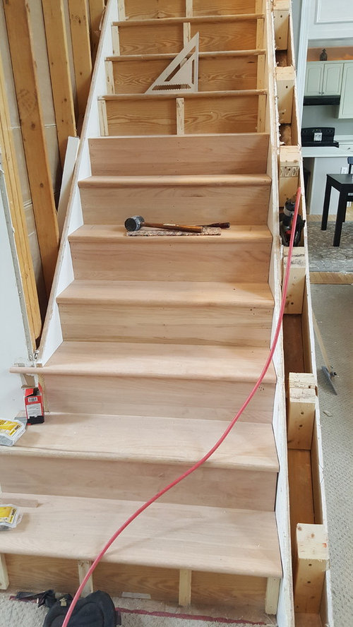 Open Railings being installed, project in progress