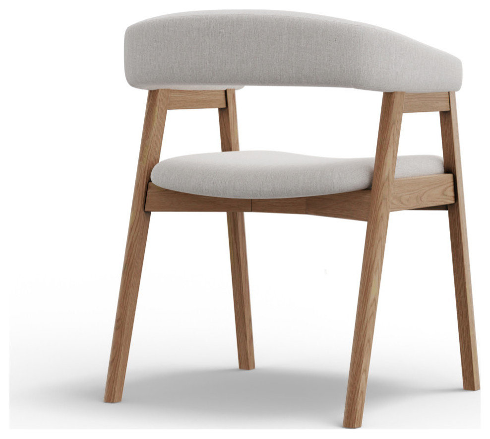 Cove Chairs, Natural, Set of 2 - Midcentury - Dining Chairs - by Alpine ...