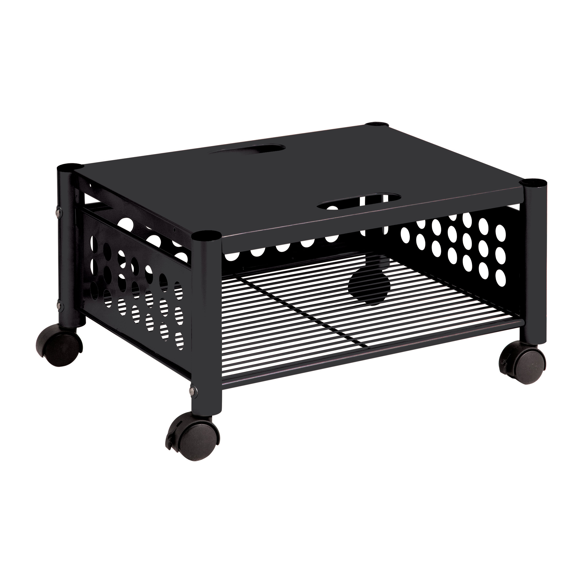 Vertiflex Underdesk Machine Stand, Black - Transitional - Office Carts ...