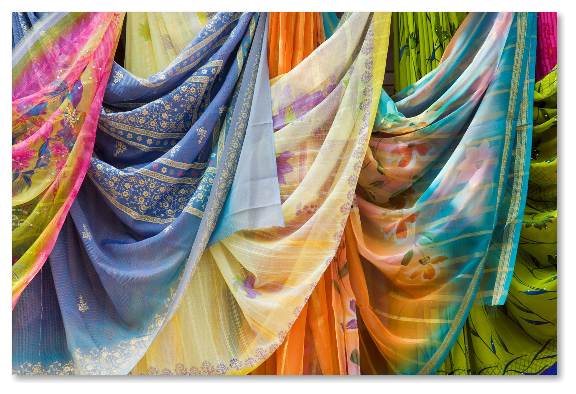 "Fabric" by Robert Harding Picture Library, Canvas Art, 12"x19 ...