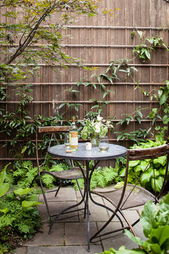 Small enclosed courtyard/atrium