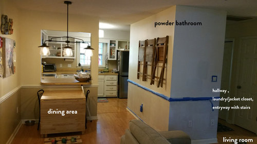 Kitchen remodel standstill due to weird layout...need ideas!!