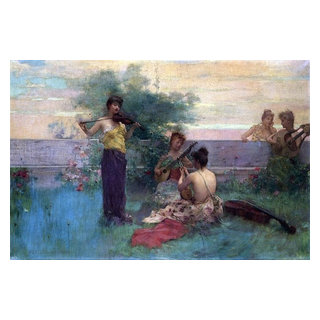 Henry Siddons Mowbray Arcadia Wall Decal, 18x27 - Traditional - Wall ...