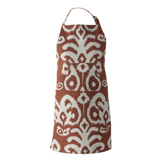Sri Lanka Printed Cotton Apron, 27W x 34L - Contemporary - Aprons - by ...