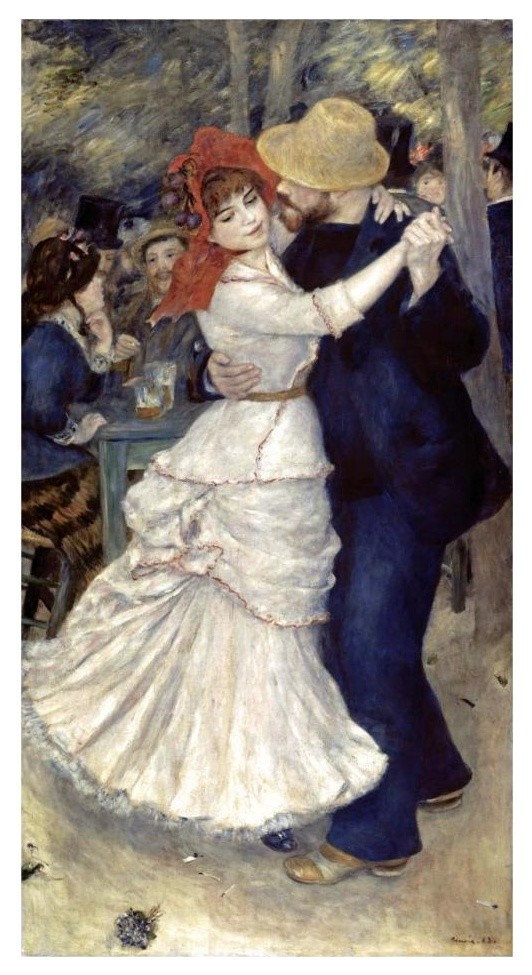 "Dance at Bougival" Digital Paper Print by Pierre-Auguste Renoir, 18 ...
