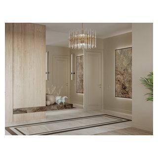 коридор Contemporary Hall Moscow By ирина шикина Houzz