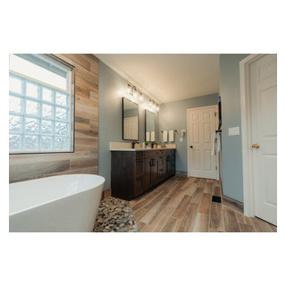 Bothell Nature Oasis - Rustic - Bathroom - Seattle - by Designed Smart ...