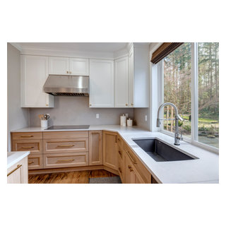 Modern White Kitchen | Redmond WA - Modern - Kitchen - Seattle - by Nip ...