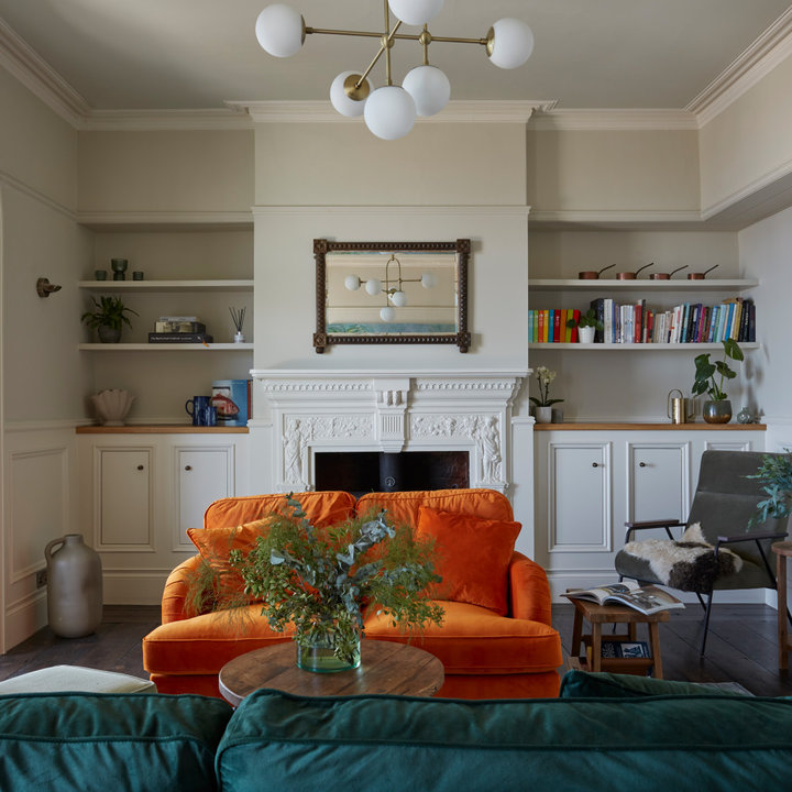 75 Beautiful Living Room with a Chimney Breast Ideas and Designs - June ...