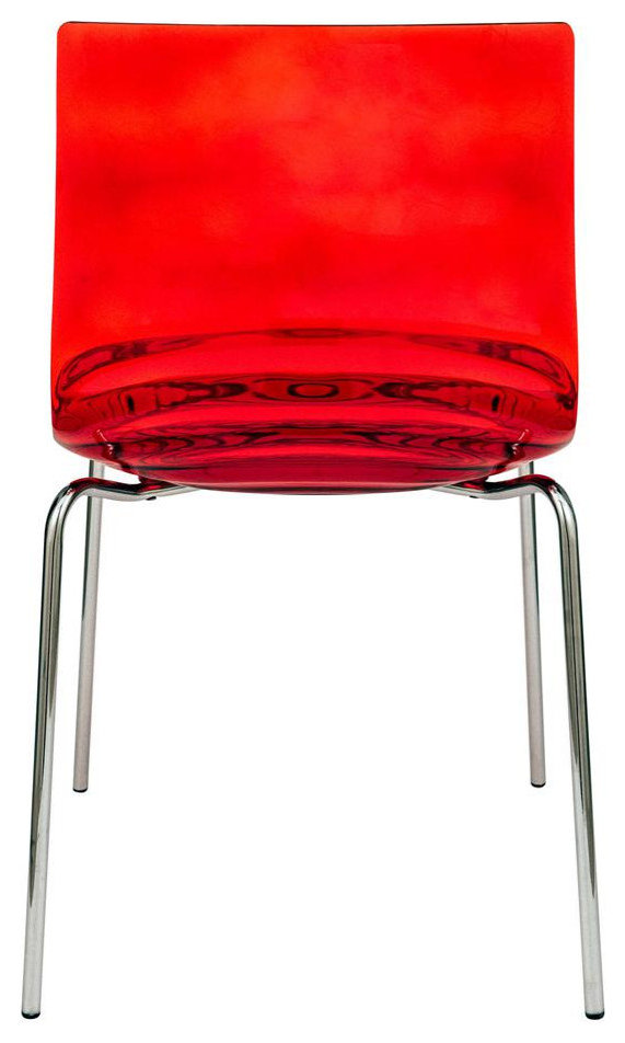 Leisuremod Astor Water Ripple Design Dining Chair Ac20Tr - Midcentury ...