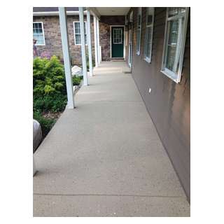 Spray Texture Concrete Overlay - DC Metro - by Elite Concrete Design ...