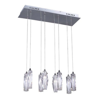 Pila 8-Light Pendant, 22x7x6 - Contemporary - Pendant Lighting - by ...