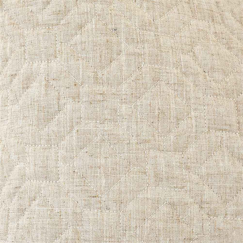 Michael Amini Taylor 26" Square Linen Blend Euro Sham - Natural ...