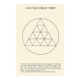 "Can You Draw This?" Digital Paper Print by Retromagic, 17"x24", 29"x42 ...