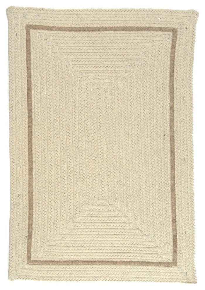 Colonial Mills Shear Natural EN30 Canvas Modern Area Rug, Rectangular 3 ...