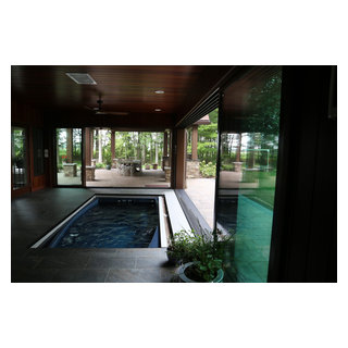 SwimEx Pools: Screened-In Porch Transformation - Traditional - Pool ...