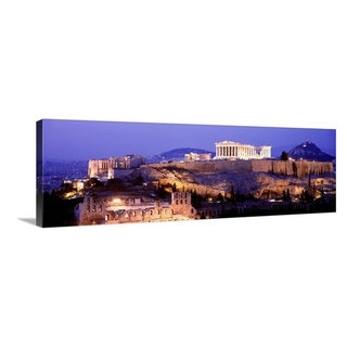 "Acropolis Athens Greece" Canvas Art, 60"x20" - Contemporary - Prints ...