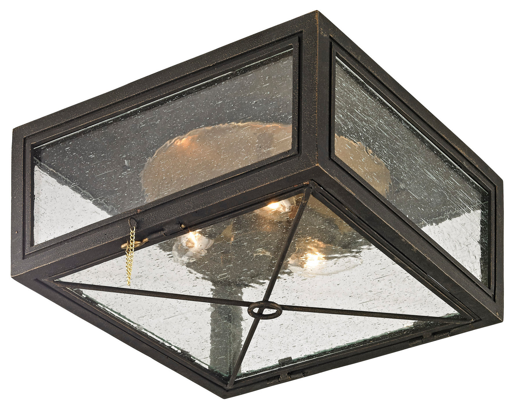 Troy Lighting C6440 Randolph 3 Light 13"W Outdoor Flush Mount - Transitional - Outdoor Flush ...