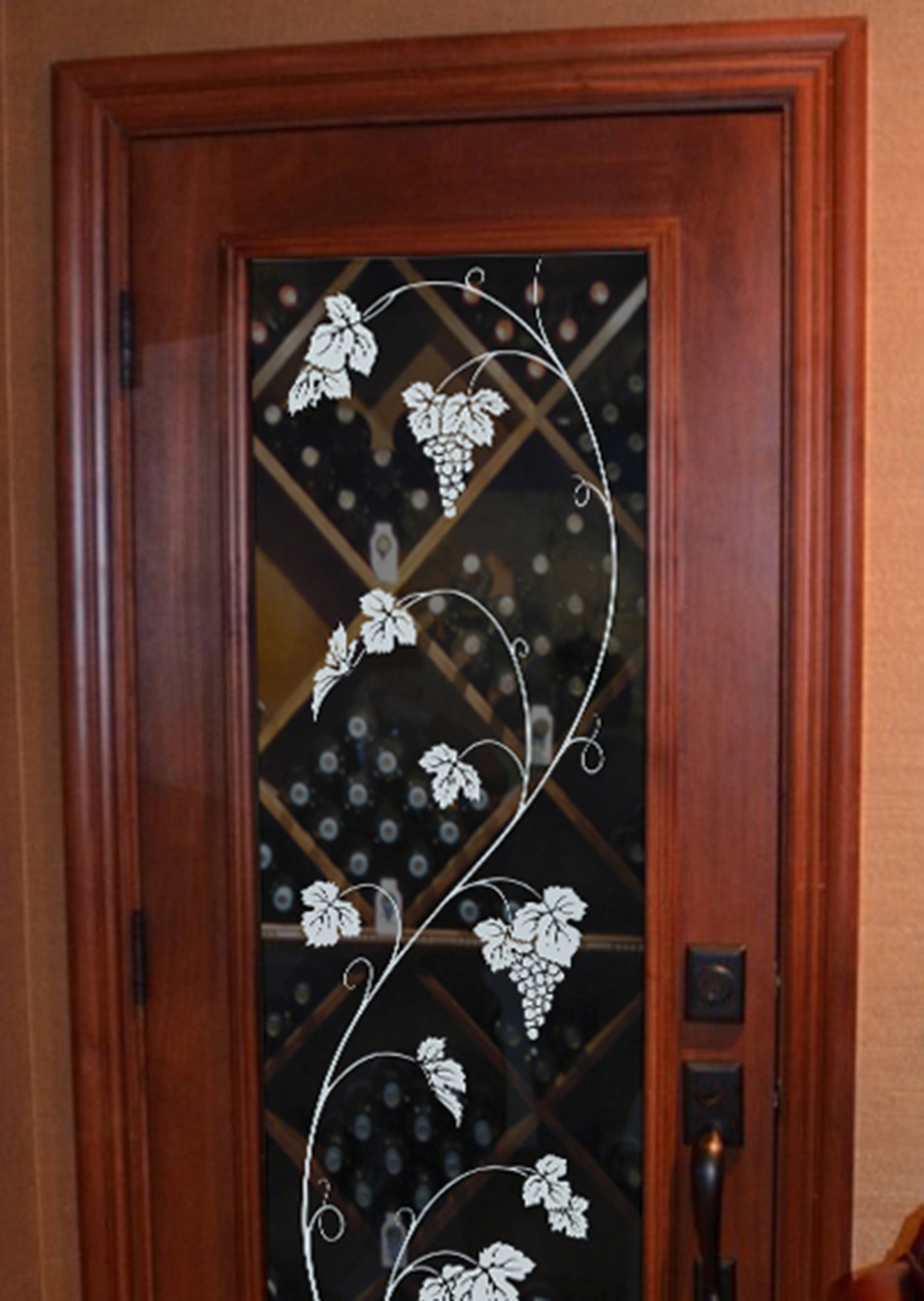 Wine Door - Vineyard Grapes Unfurled - Primed - 28" x 80" - Book/Slab ...