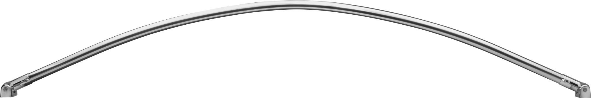 PROFLO PFCSR5 5' Stainless Steel Curved Shower Rod - Shower Curtain ...