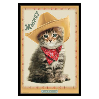 Kitten Meowdy Poster - Contemporary - Prints And Posters - by Trends ...