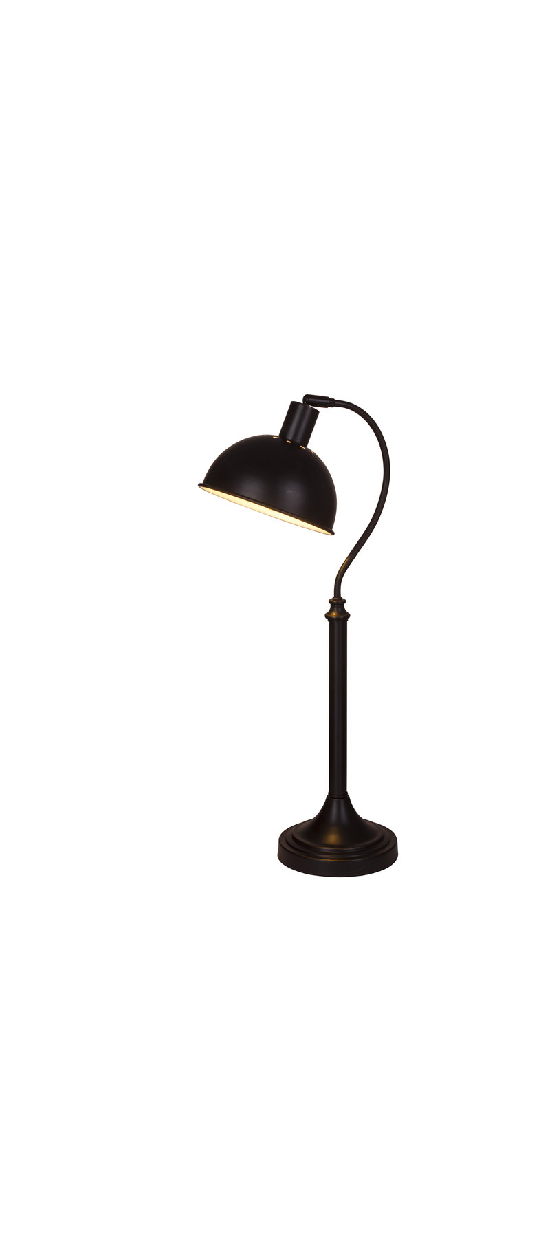 Fangio Lighting 25" Madison Bronze Metal Task Lamp With Matching Shade ...