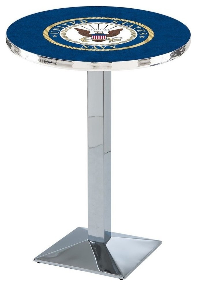 U.S. Navy Pub Table, 36"x42" - Beach Style - Indoor Pub And Bistro Tables - by Bison Commerce ...