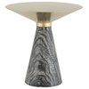 Iris Gold Metal Side Table, HGNA547 - Contemporary - Side Tables And End Tables - by Beyond ...