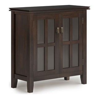 Artisan Solid Wood Low Storage Cabinet - Transitional - Storage ...