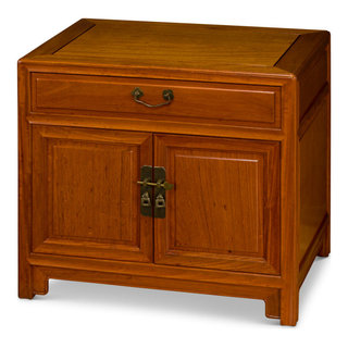 Natural Finish Rosewood Chinese Ming Cabinet - Asian - Accent Chests ...