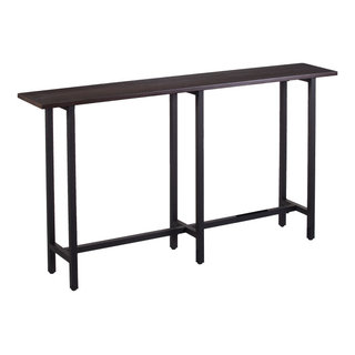 Rolling Long Narrow Console Table - Industrial - Console Tables - by ...