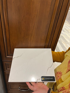 can I do Whitby Cambria with walnut cabinets?