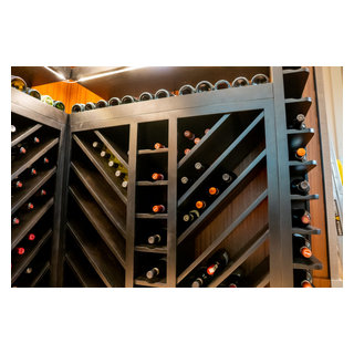 Modern, Woodcrafted Wine Racks That Serve Well - Transitional - Wine ...