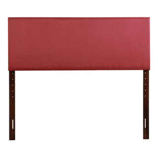 Nova Red Adjustable Headboard, Queen - Contemporary - Headboards - by ...
