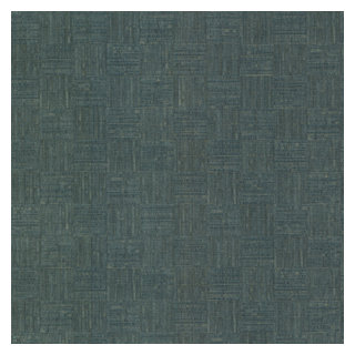 Thea Blue Geometric Wallpaper, Sample - Transitional - Wallpaper - by ...